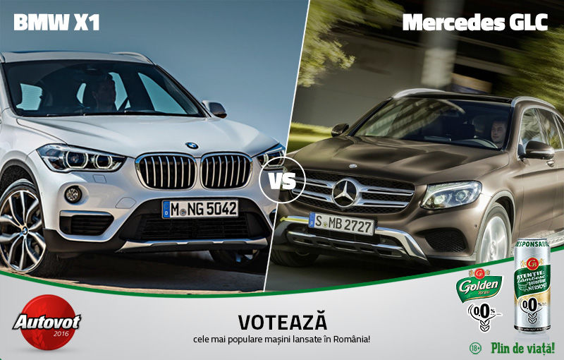 Mercedes vs. BMW astăzi în Autovot 2016: GLC se luptă cu X1 pentru ...