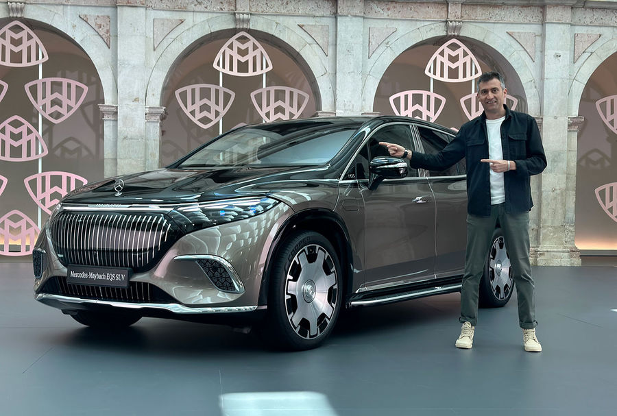 PREMIERĂ: Am văzut pe viu primul Maybach electric, adică cel mai luxos ...